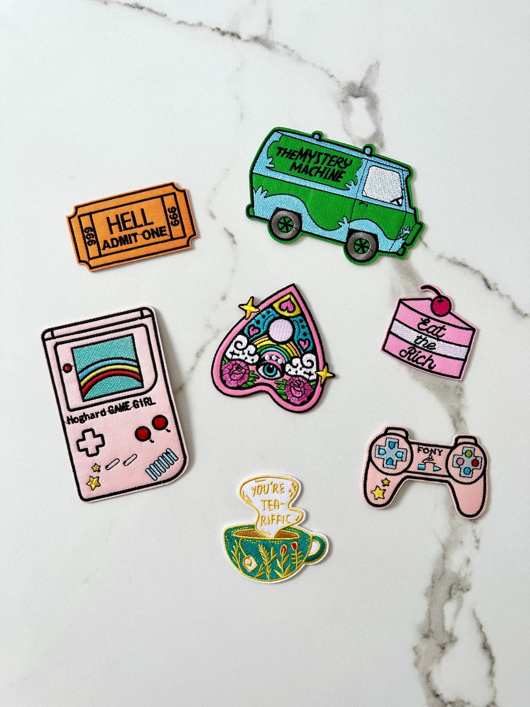 Cool Trendy Popular Patches DIFFERENT DESIGNS Embroidered Sew on / Iron ...