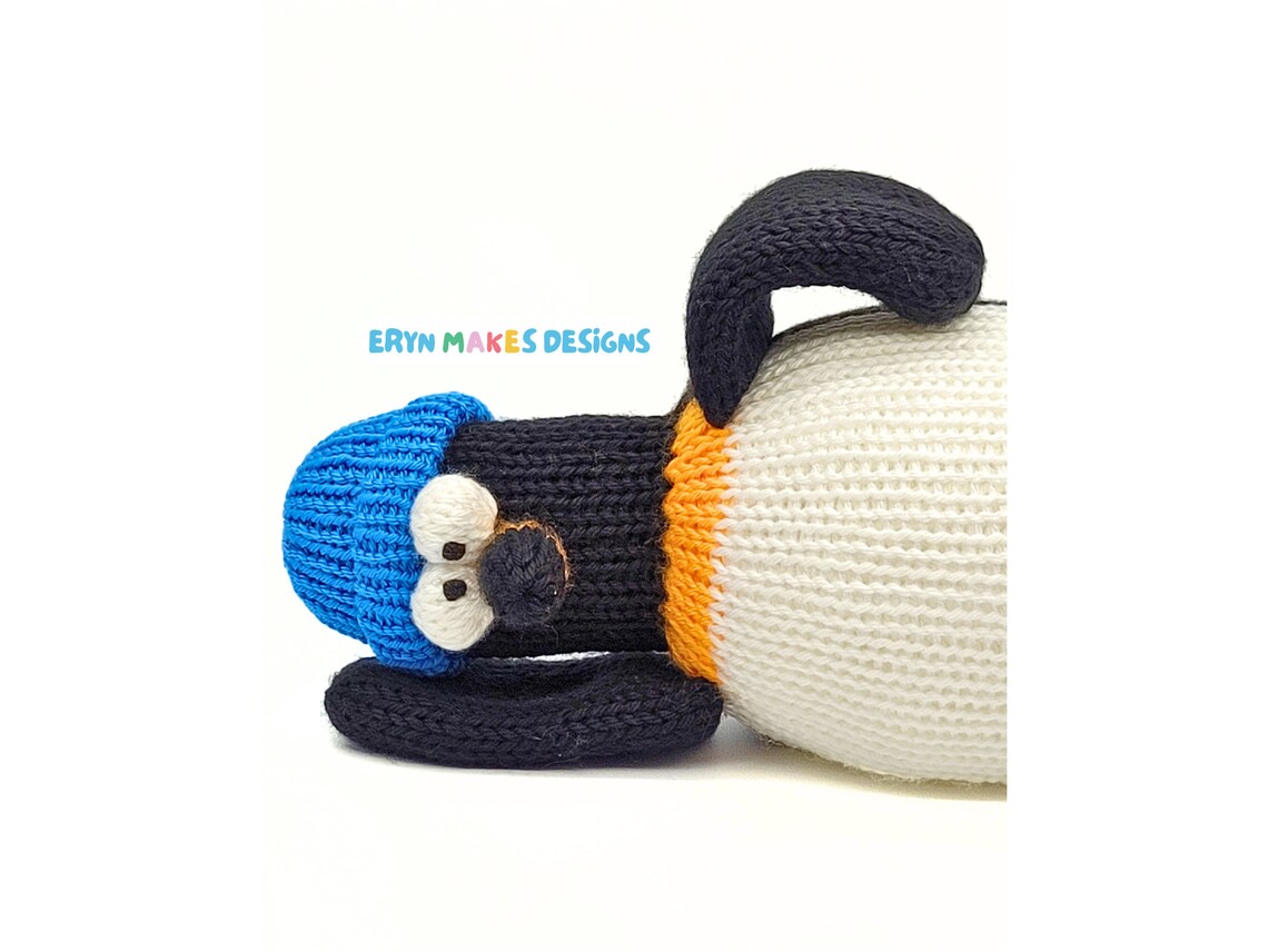Pedro the Penguin- Circular Knitting Machine PDF Pattern Downloadable ...