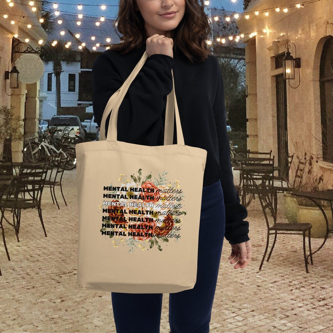 Mental Health Matters Tote Bag, Your Story Continues Canvas Bag ...