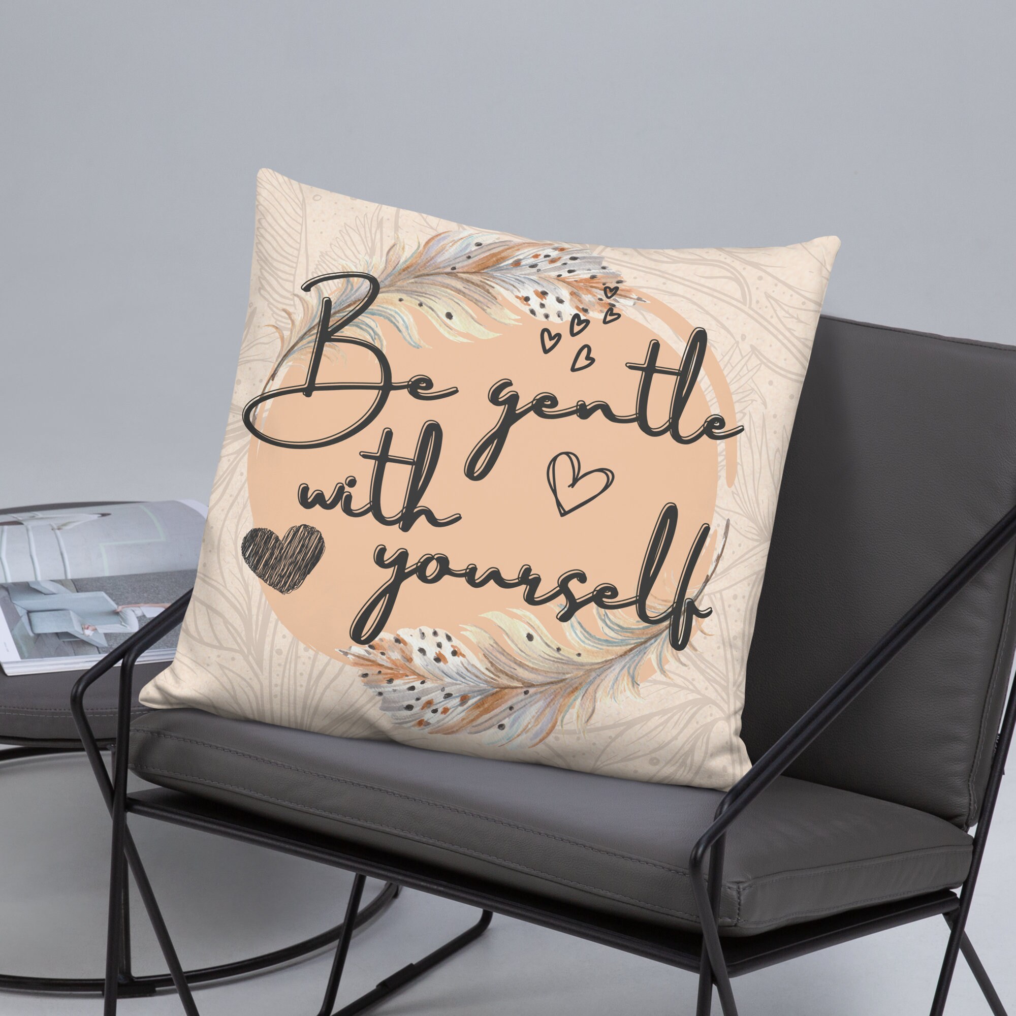Gentle Encouragement Psychology Pillow Kind Words Cushions - Etsy