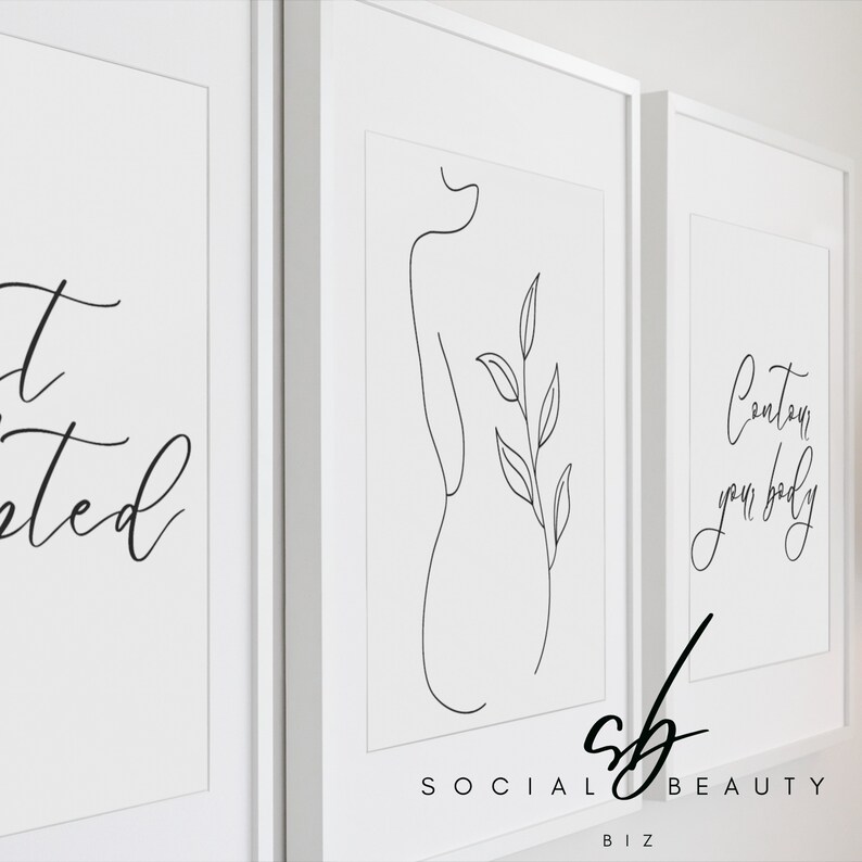 Get Sculpted Wall Decor Posters / Fat Cavitation / Body Contouring ...
