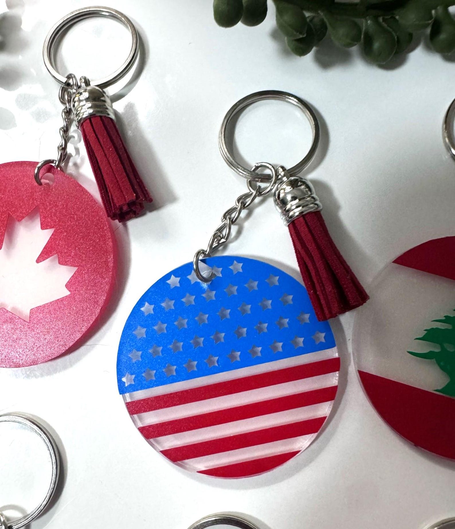 Acrylic World Flag Keyrings – Travel Gifts, Souvenirs & Custom ...