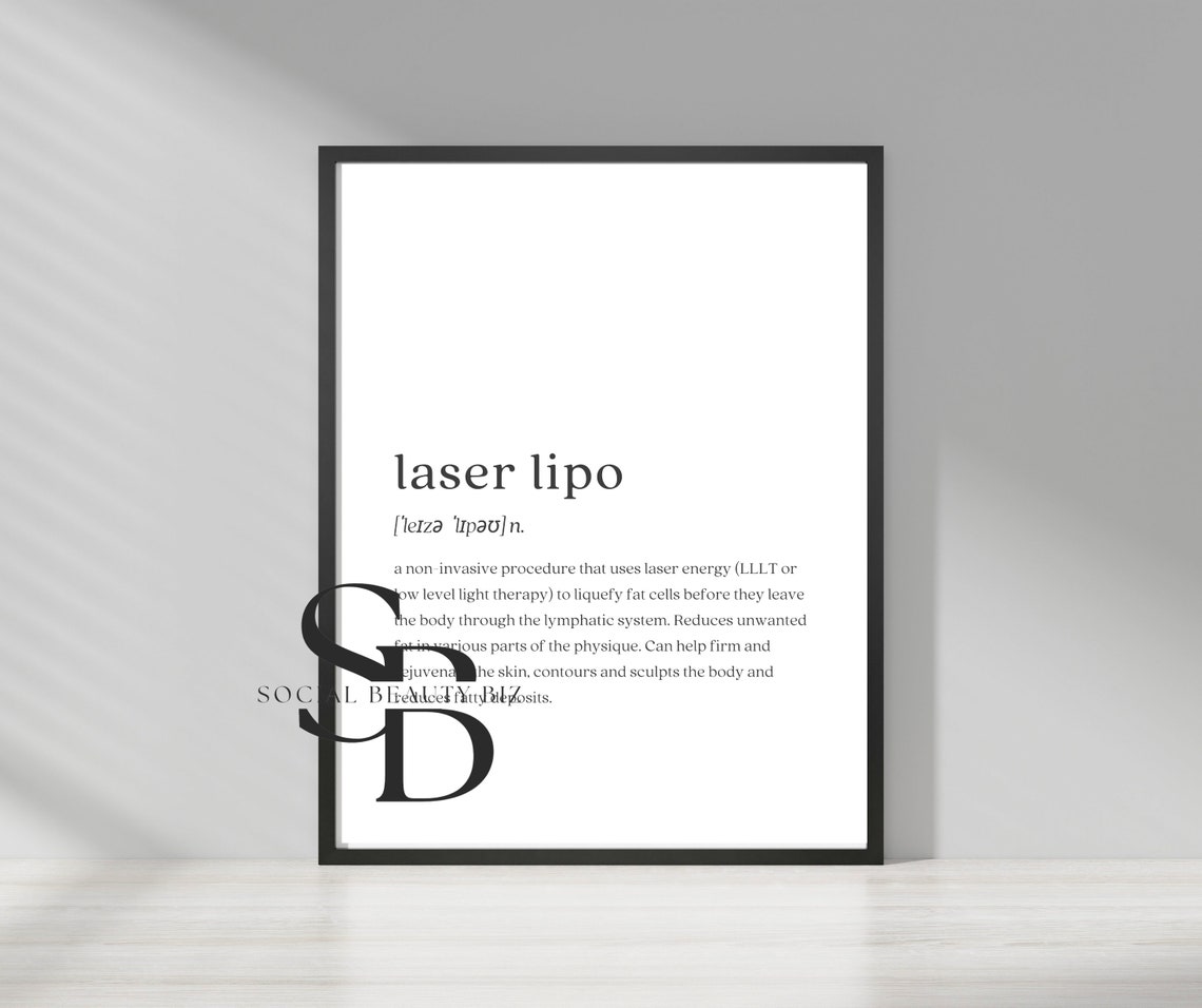 Laser Lipo | Body Sculpting | Body Contouring | Wall Art | Decor Poster ...