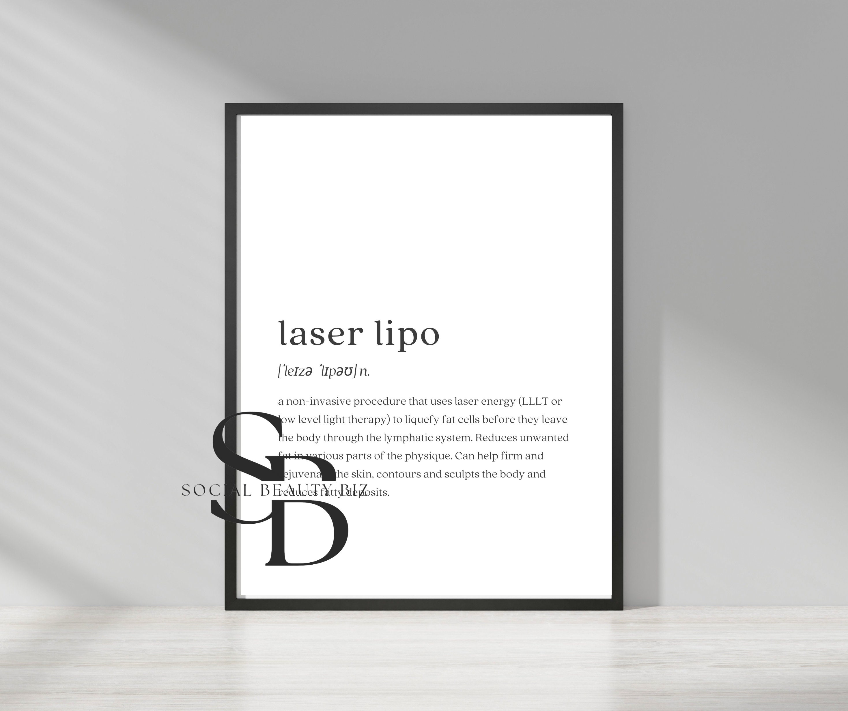 Laser Lipo | Body Sculpting | Body Contouring | Wall Art | Decor Poster ...
