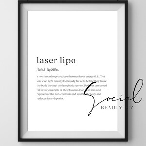 Laser Lipo | Body Sculpting | Body Contouring | Wall Art | Decor Poster ...