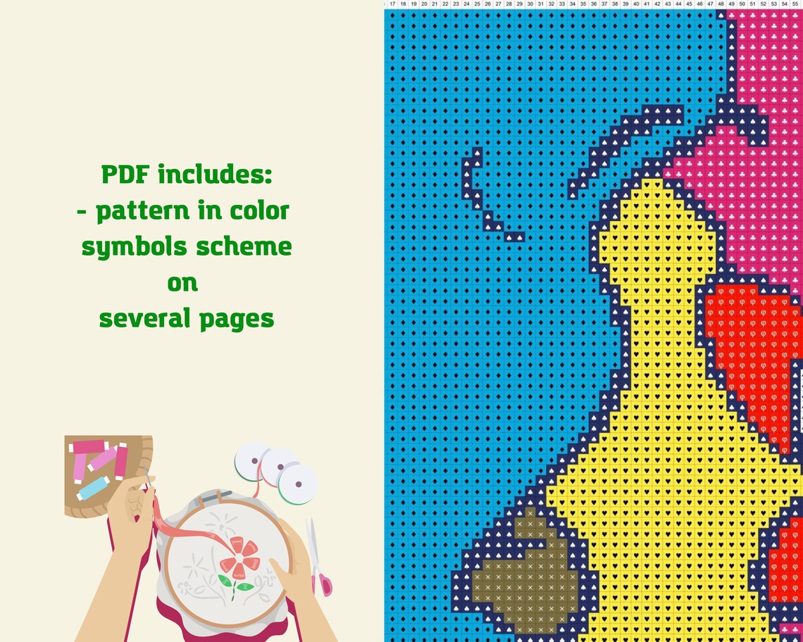 Kiss Cross Stitch Pattern Kiss Cross Stich PDF Pattern DIY - Etsy