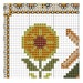 Cross Stitch Pattern Bee Farm. Floral Primitive. Sampler for Farm House ...