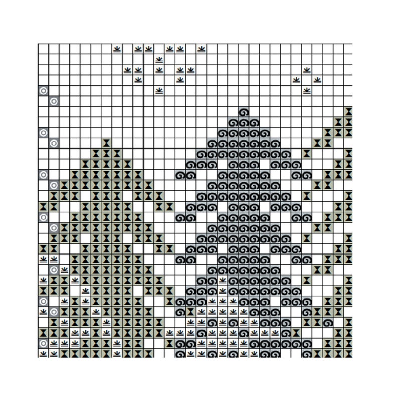 Sampler Christmas Cross Stitch Pattern Set 4 Pattern Christmas Deer ...