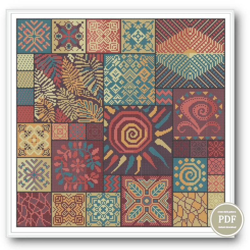 Pattern Tile Africa - Etsy