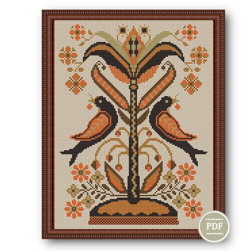 Roadrunner Cross Stitch Pattern PDF Instant Download - Etsy