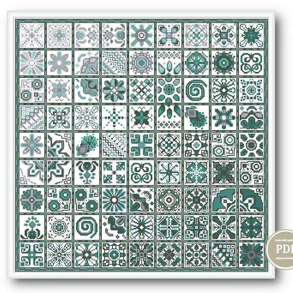 Patchwork Sampler - Etsy