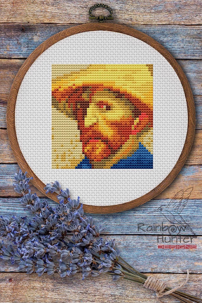 Masterpiece Tiny Cross Stith Mini Painting by Van Gogh Set of - Etsy