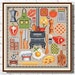 Kitchen Sampler Cross Stitch Cozy Cross Stitch Chart Food Cross Stitch ...