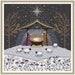 Nativity Cross Stitch Pattern – Christmas Embroidery PDF, Modern Manger ...