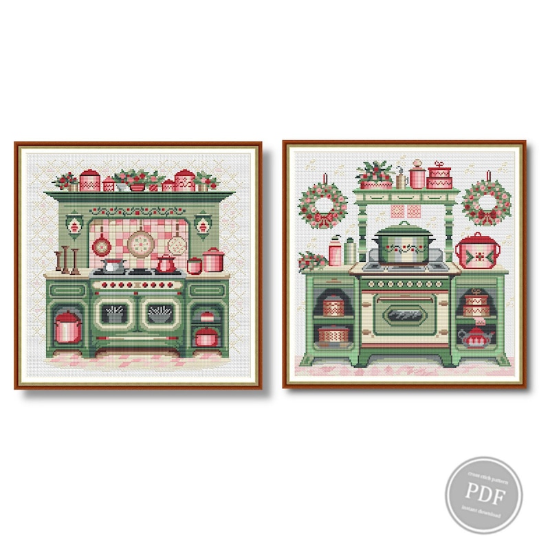 Kitchen Cross Stitch - Etsy