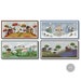 Cross Stitch Pattern Sampler 4 Seasons Pattern Set Village Embroidery ...