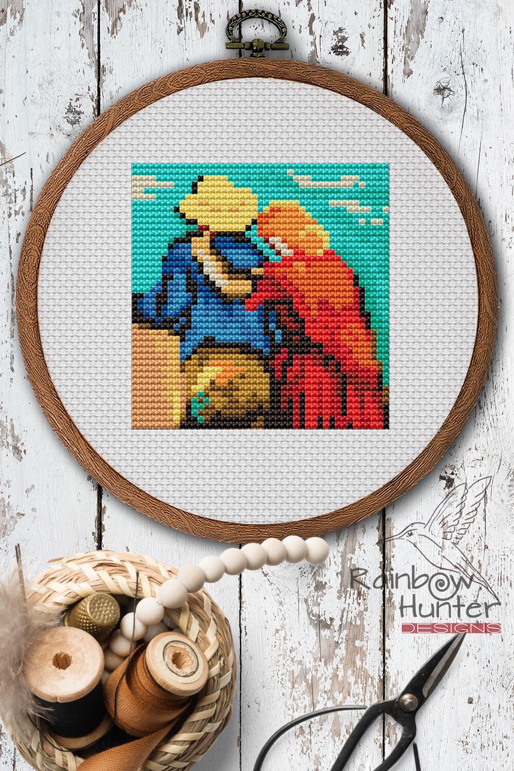 Masterpiece Tiny Cross Stith Mini Painting by Van Gogh Set of - Etsy