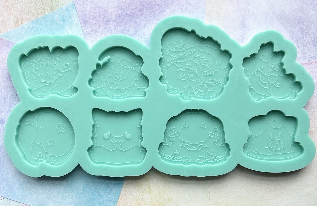 Pocket Friends I Flats Palette Silicone Mold - Etsy