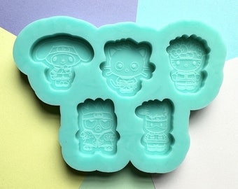 Pocket Friends Flats Palette Silicone Mold - Etsy