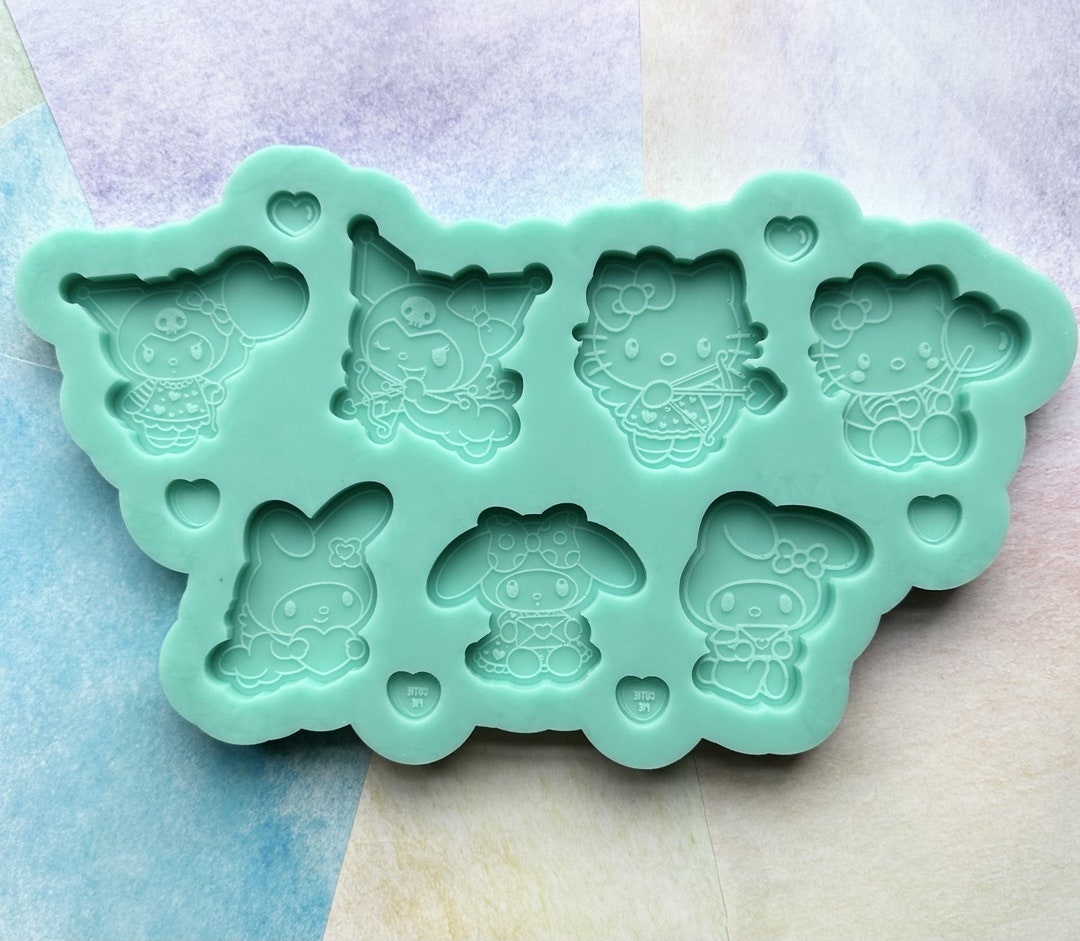Cute Friends Flats Palette Silicone Mold - Etsy