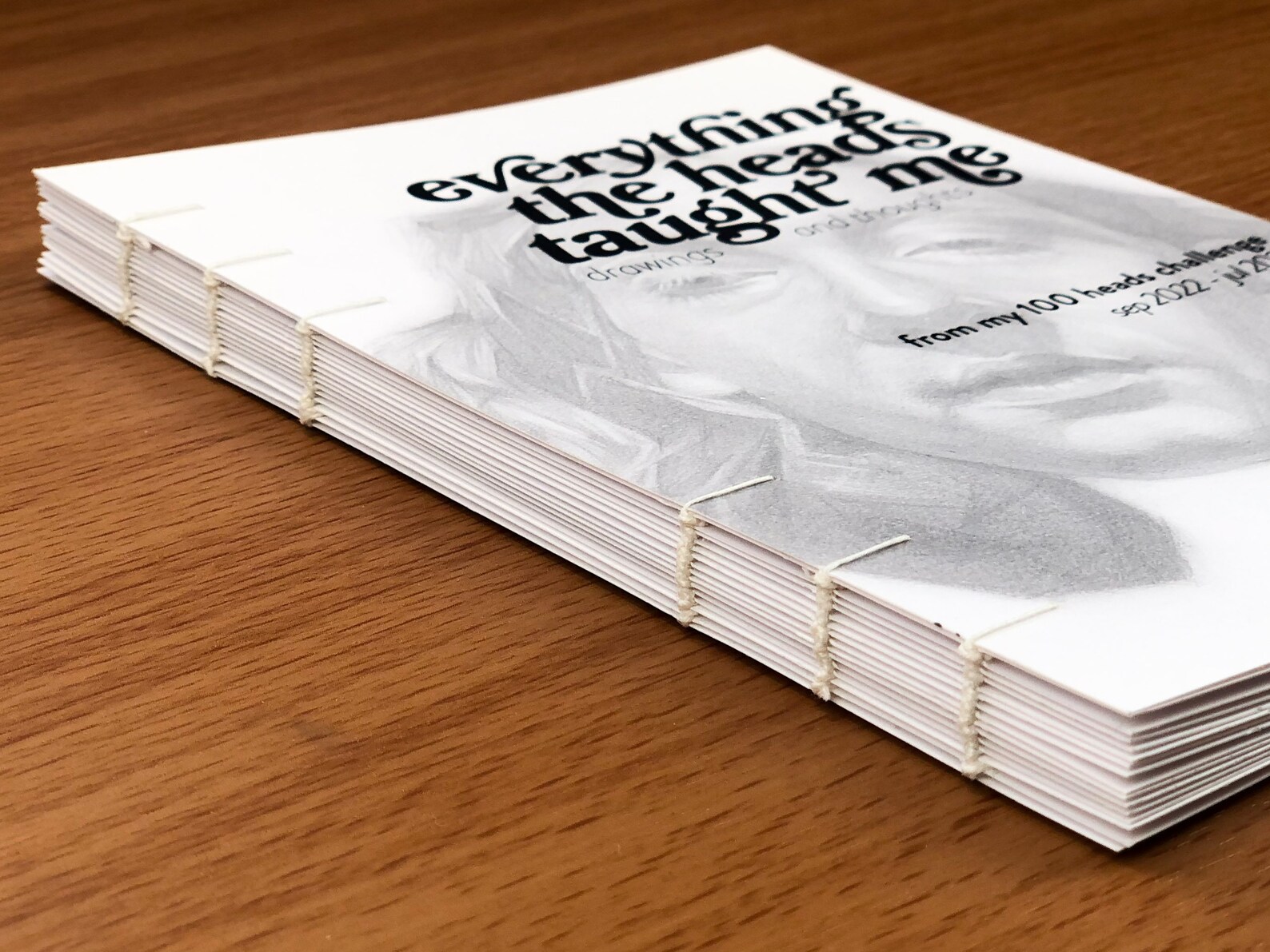 Zine/art Book Everything the Heads Taught Me 100 Heads Challenge - Etsy