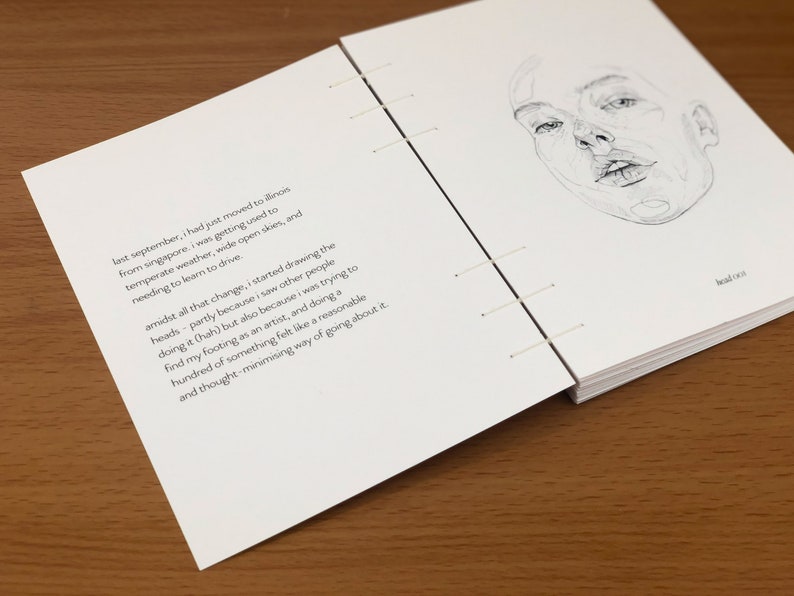 Zine/art Book Everything the Heads Taught Me 100 Heads Challenge - Etsy