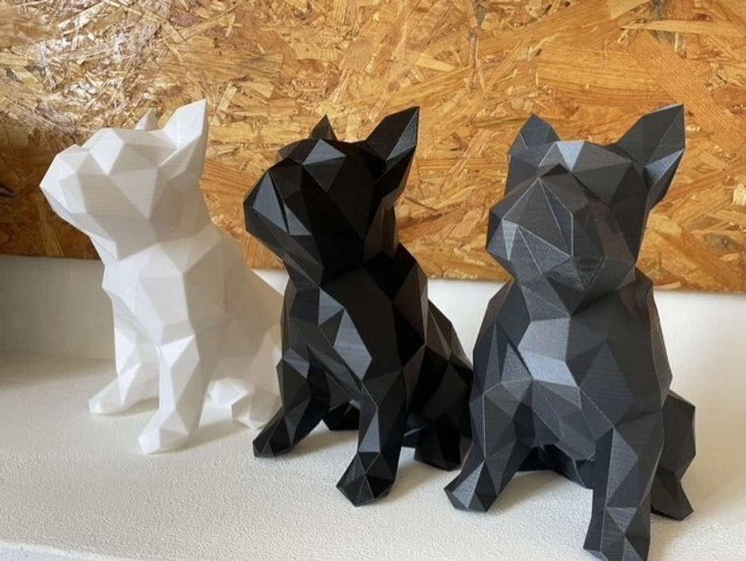 DECO-ORIGAMI BULLDOG Dog / Bulldog / Bulldog 3D Paper Craft - Etsy