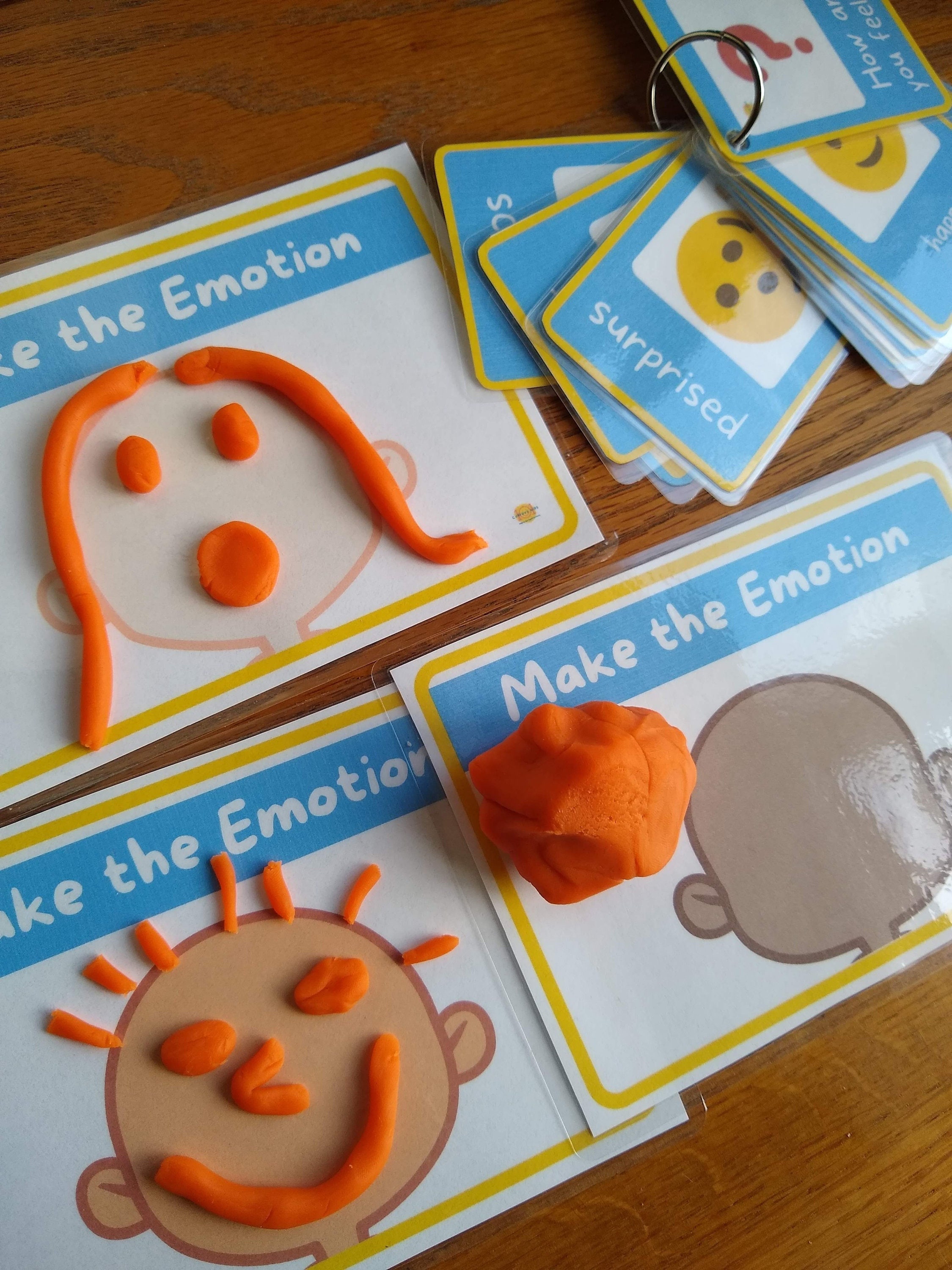 Recognising Emotions Learning Pack Emotions Flashcards and Playdough ...