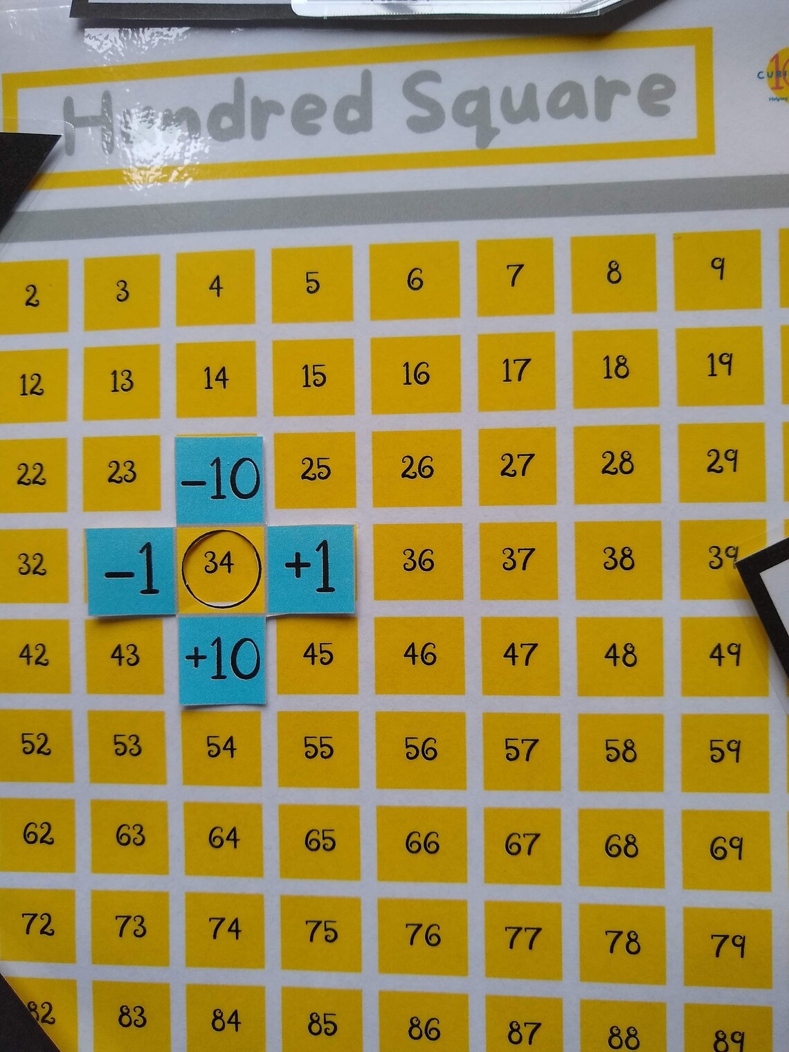 Understanding Numbers 1-100 Maths Learning Pack Arrow Cards, 100 Square ...