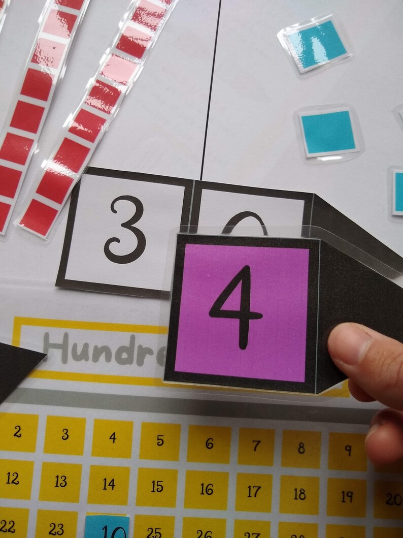 Understanding Numbers 1-100 Maths Learning Pack Arrow Cards, 100 Square ...