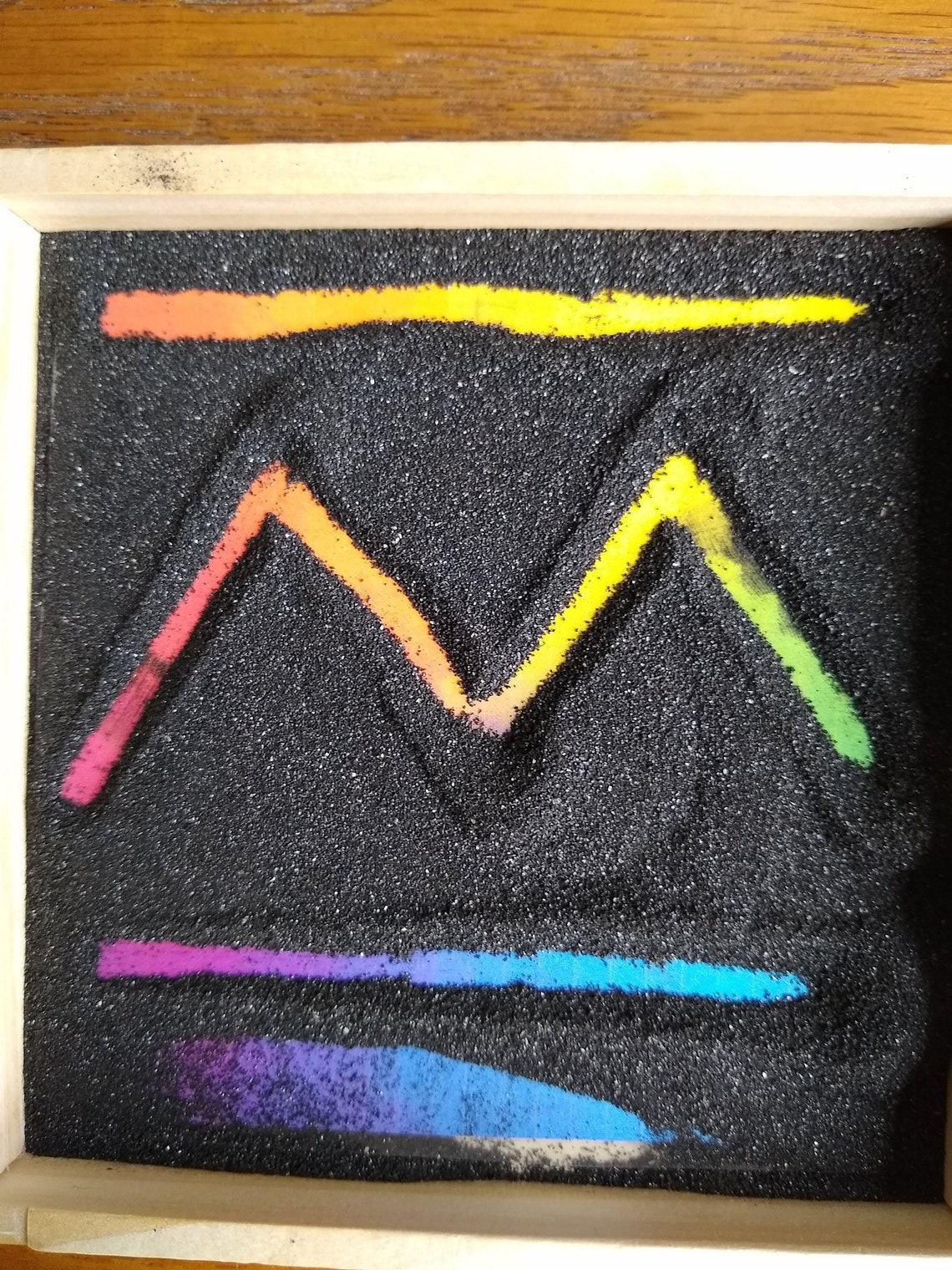 Mark Making Mini Sand Tray Set Montessori Writing - Etsy UK