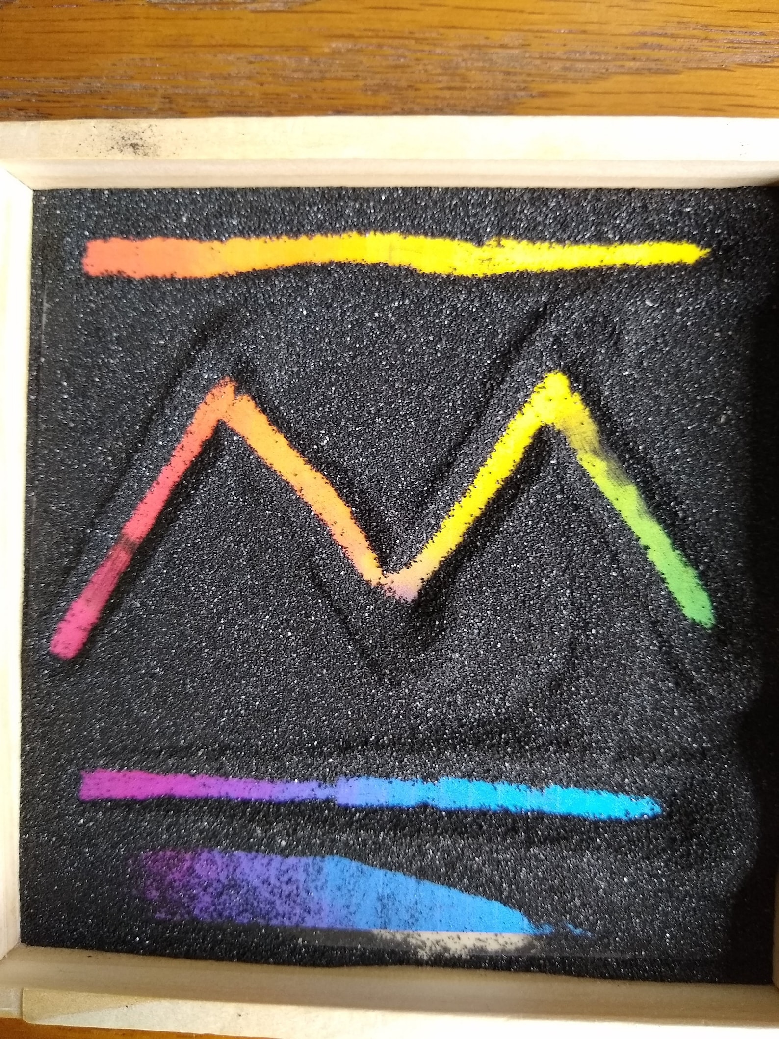 Mark Making Mini Sand Tray Set Montessori Writing - Etsy UK