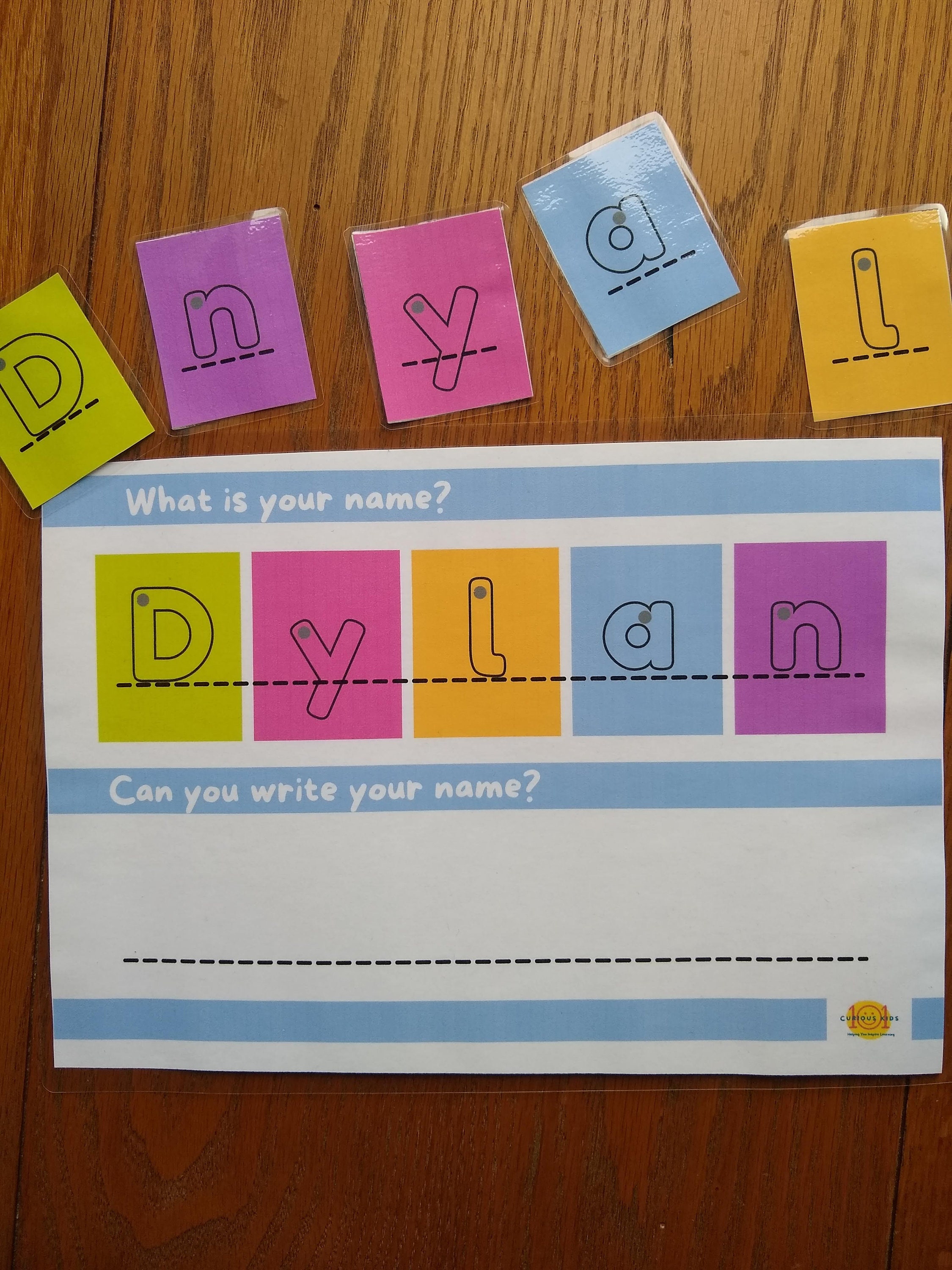 Personalised Name Writing Pack - Etsy