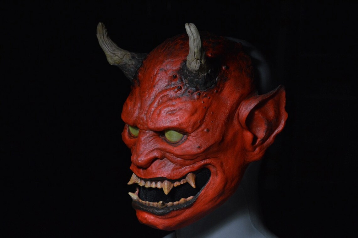 Oni Japaneese Mask / Hannya Mask/ Halloween Mask - Etsy