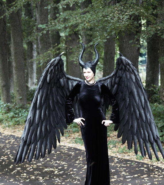 Maleficent Costume Adult With Wings