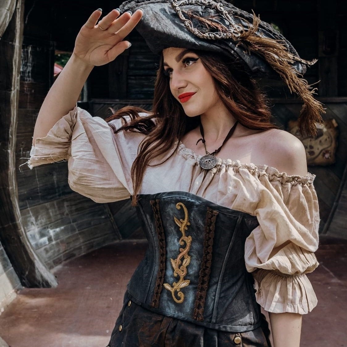 Female Pirate Costume With Pants