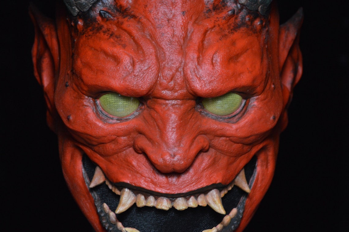 Oni Japaneese Mask / Hannya Mask/ Halloween Mask - Etsy