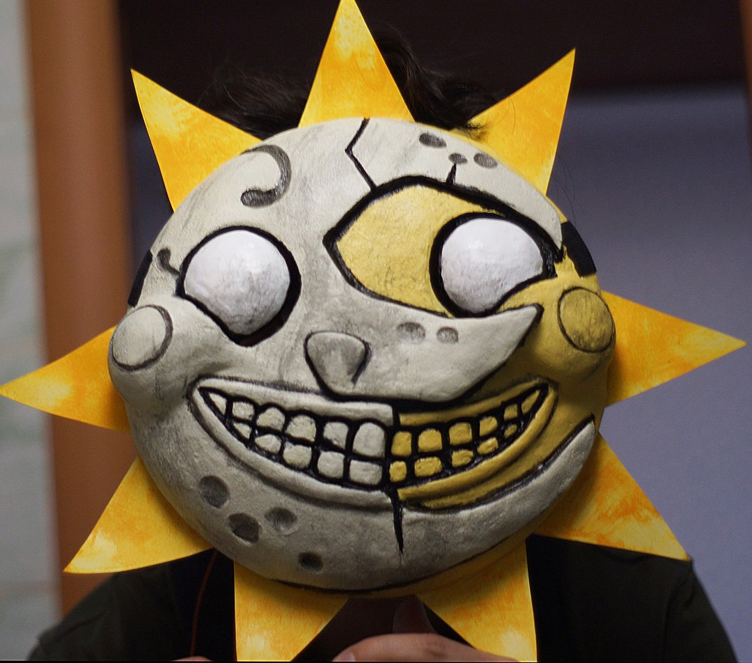 FNAF Sun Mask Five Nights at Freddy's Sun Moon FNAF - Etsy Ireland