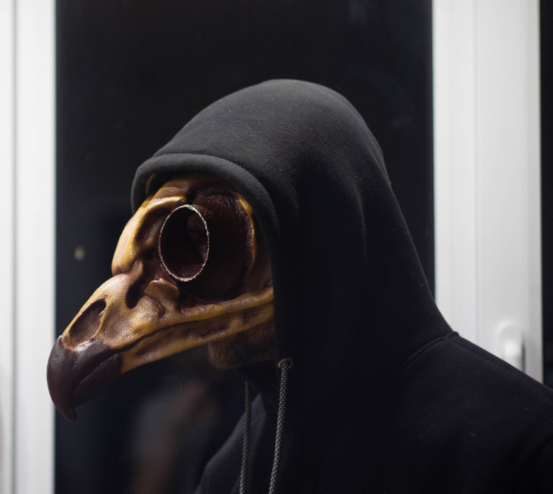 Owl Bird Skull Mask Steampunk Mask Raven Mask Macabre Mask - Etsy