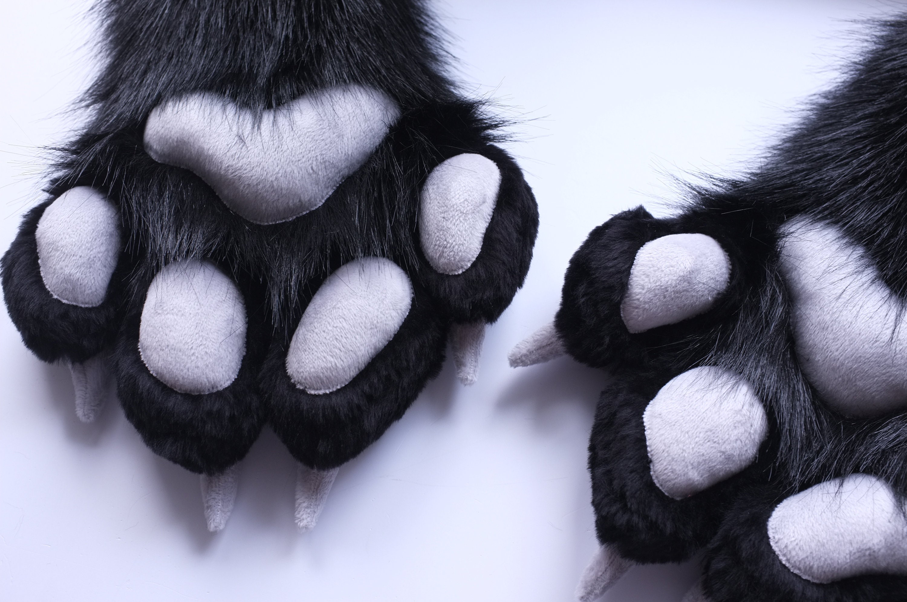 Black Fursuit Paws Fursuit Partial Black Fursuit Feet Paws - Etsy UK