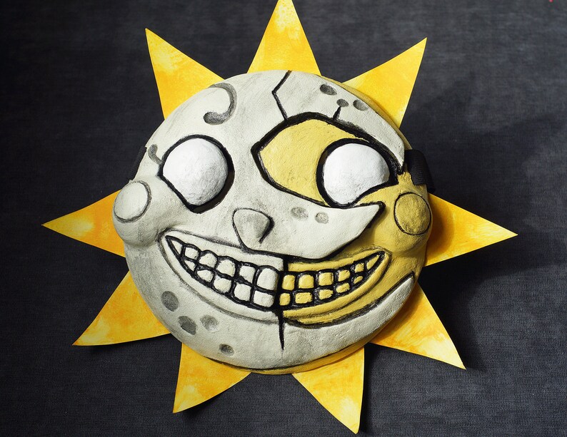 FNAF Sun Mask Five Nights at Freddy's Sun Moon FNAF - Etsy Ireland