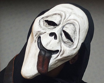 Paper Ghost Halloween Horror Movie Scary Movie Mask Ghostface Chrome ...