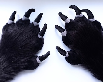 Black Fursuit Paws - Etsy