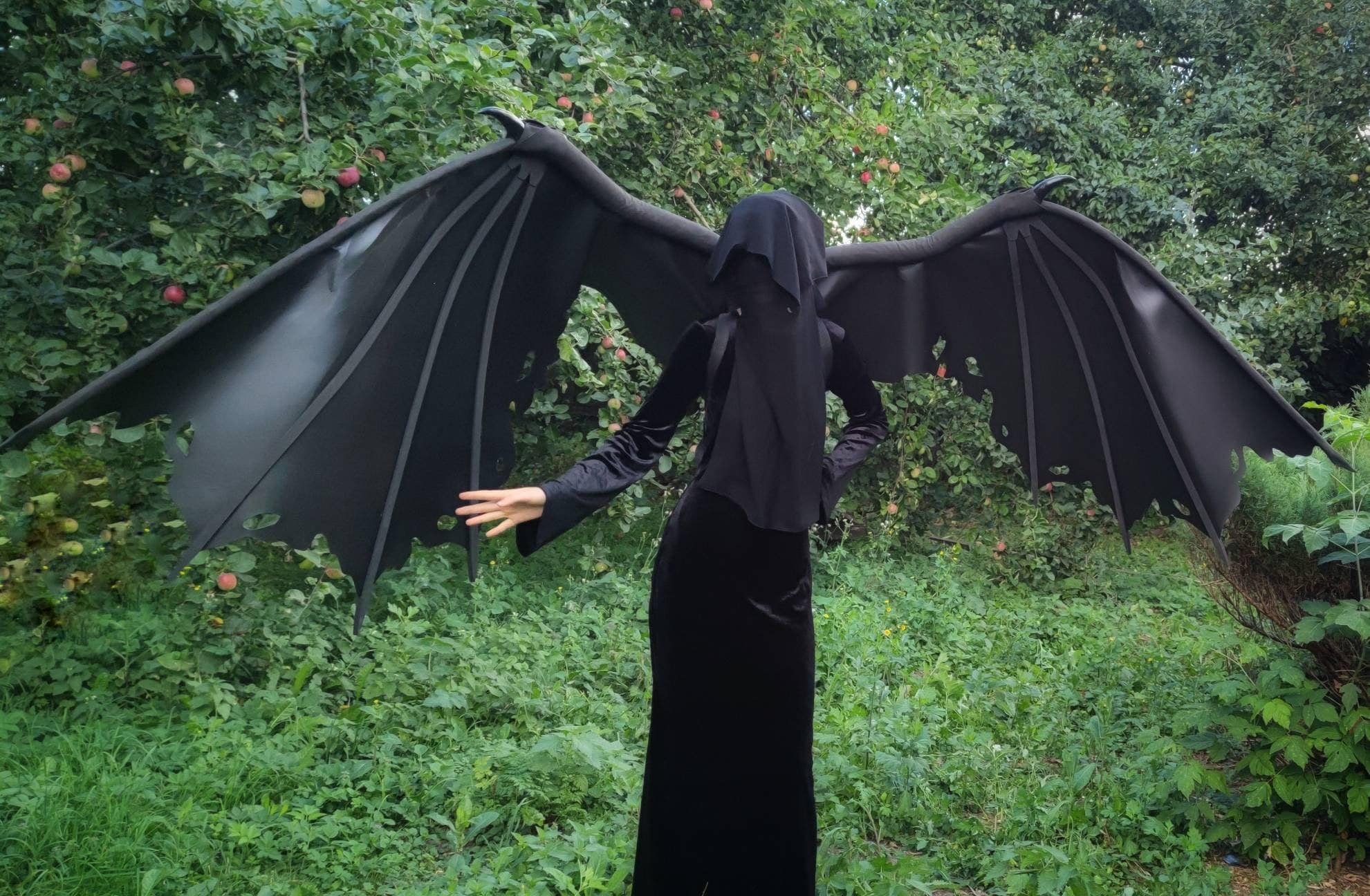 Articulated Bat Wings Costume