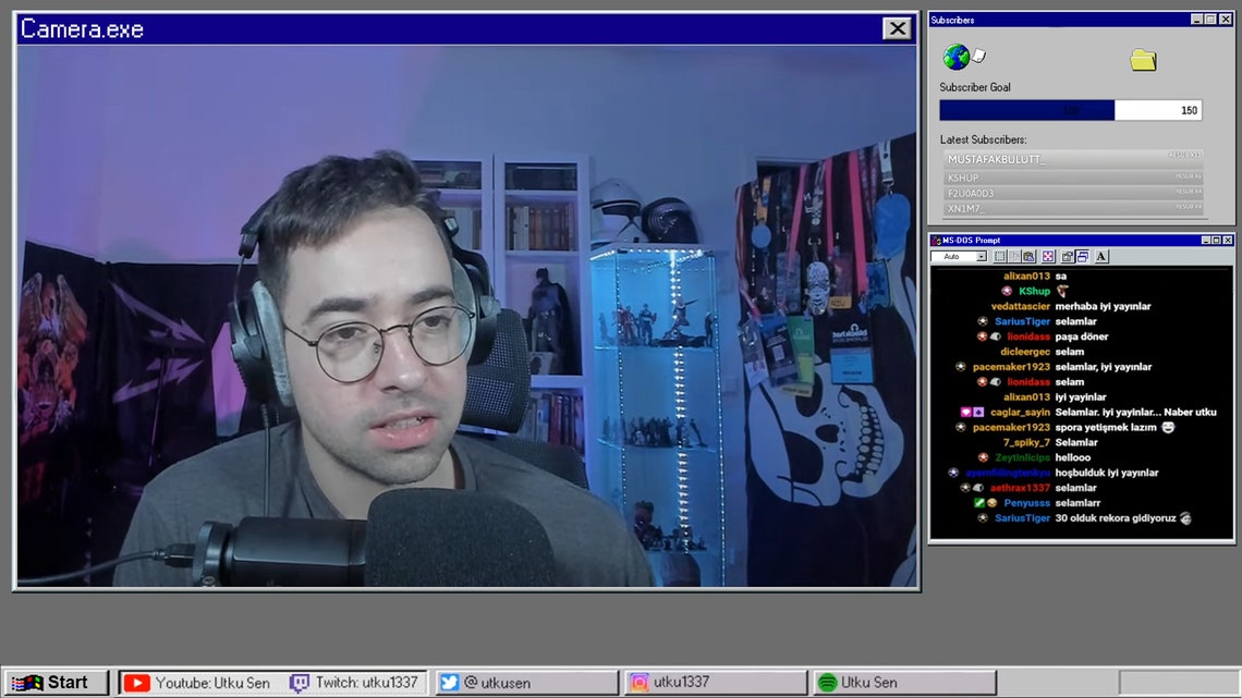 Windows 98 Retro Stream Layouts | Retro Twitch Overlay | Twitch Package ...