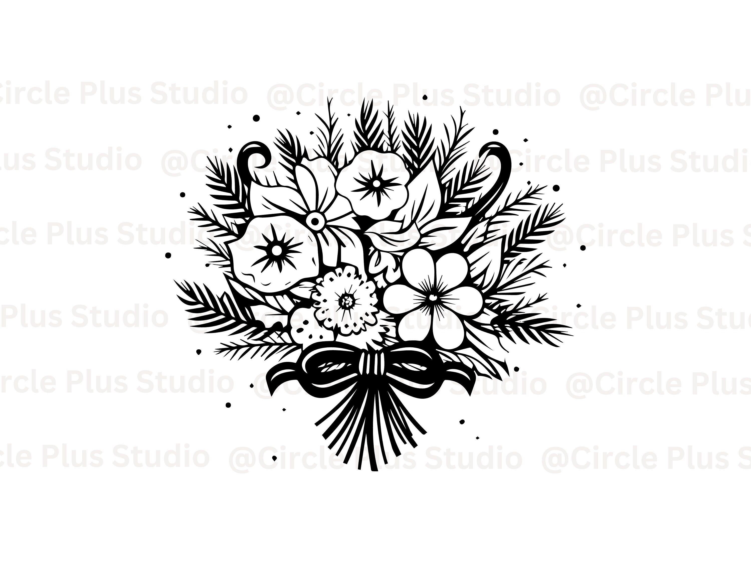 6 Flowers Svg, Bouquets Svg, Wildflowers Svg, Plants, Flower Svg ...