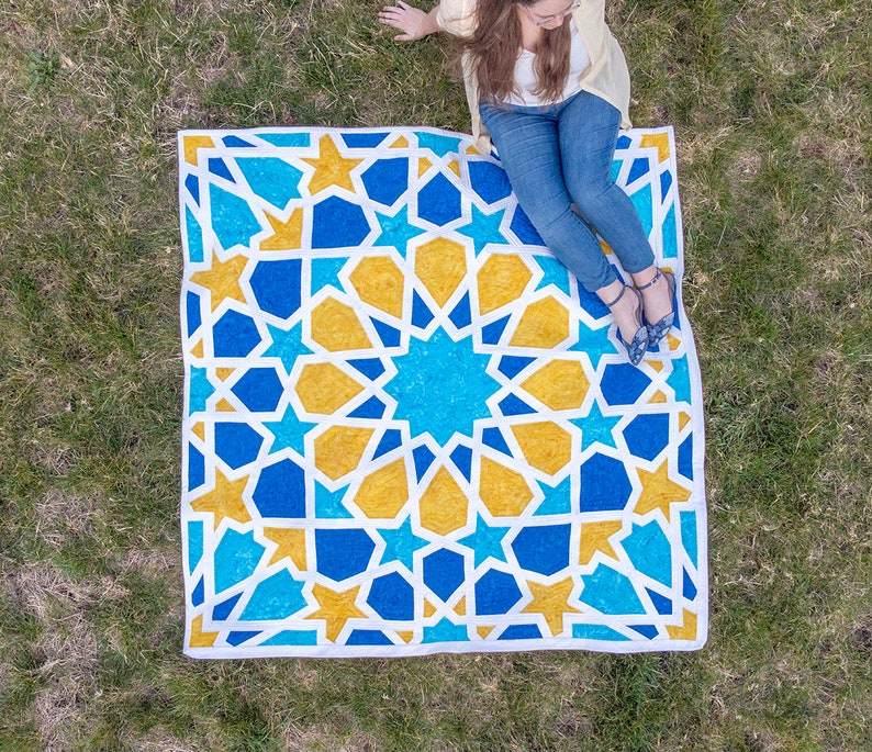 Islamic Geometry Quilt - Etsy