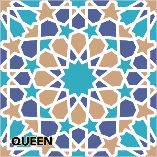 Islamic Geometry I Quilt Pattern intermediate-advanced: - Etsy