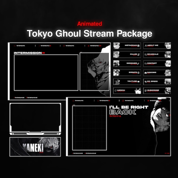 Tokyo ghoul overlay - Etsy.de