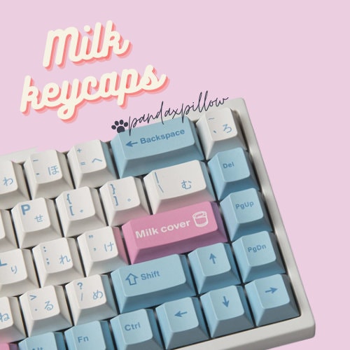 Milk Keycap Set XDA Profile (PBT Dye-sub) - Etsy